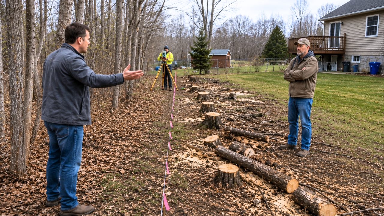 Neighbor Cuts Down Trees Along the Property Line — Then the Survey ...
